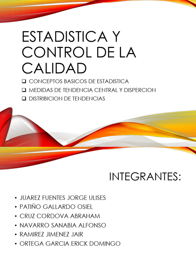 Estadistica y Control de La Calidad Conc | PDF | Histograma | Matemáticas