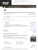 IITM Timetable | PDF | Art | Technology & Engineering