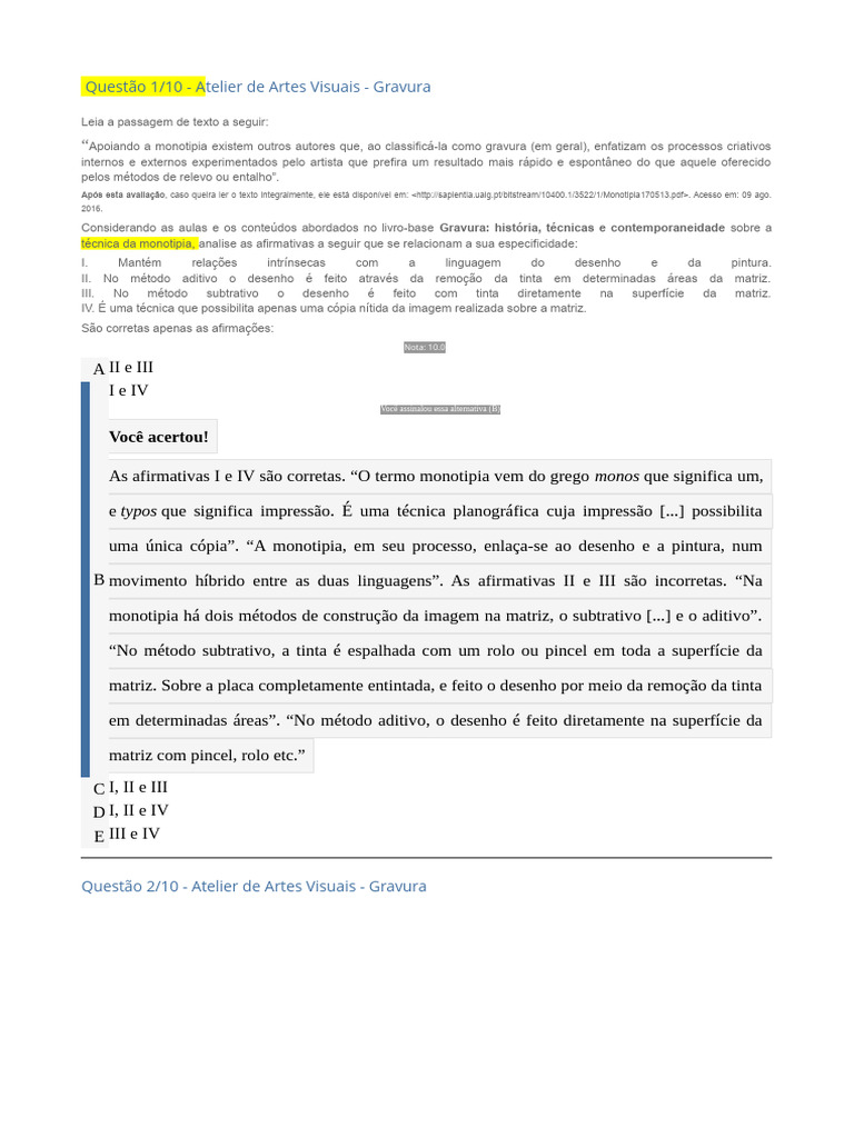 Gravura Apol | PDF | Litografia | Gravuras