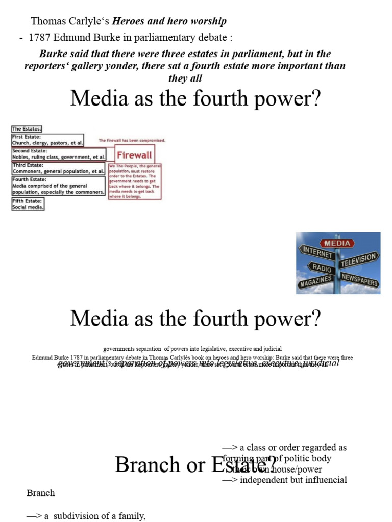 Media As The Fourth Power | PDF | News | Public Sphere