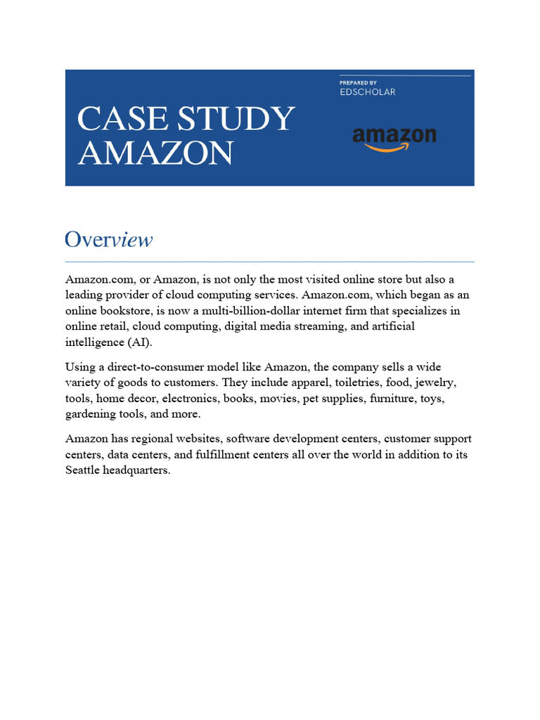 Amazon | PDF | Cloud Computing | Amazon Web Services