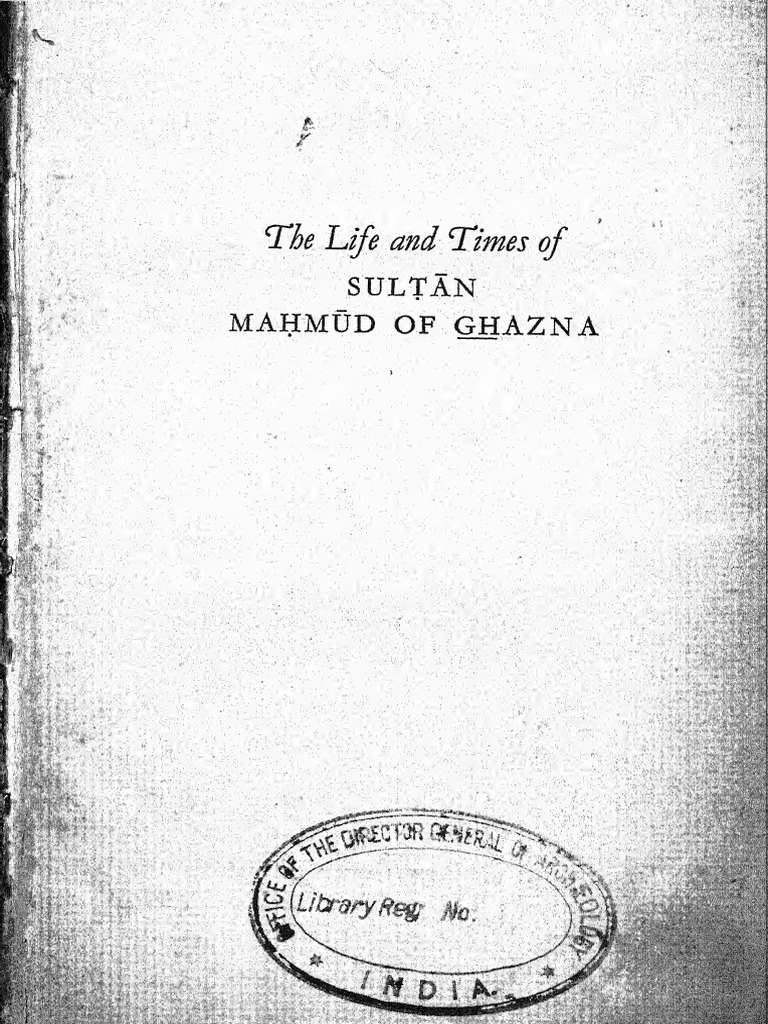 Mamhmud Ghazni by Nazim, Muhammad | PDF