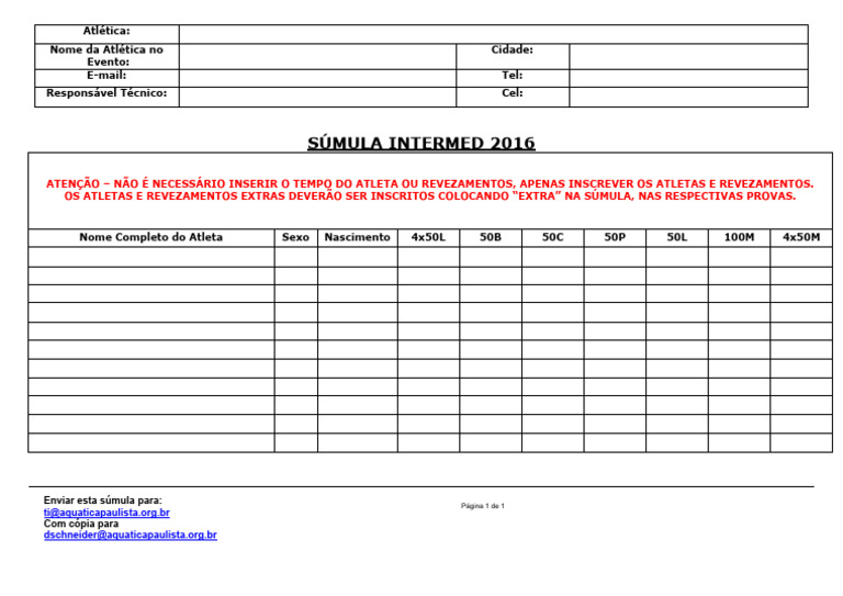 Modelo de Sumula - INTERMED | PDF