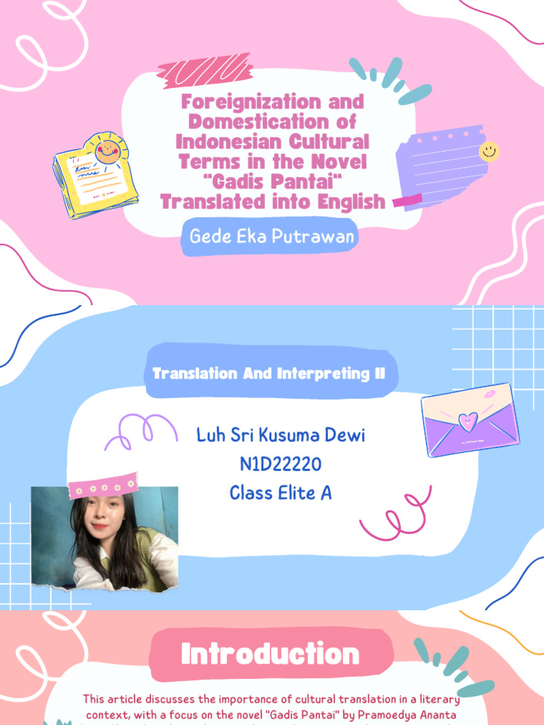 Luh Sri Kusuma Dewi (N1D222020) | PDF | Translations | Indonesian Language