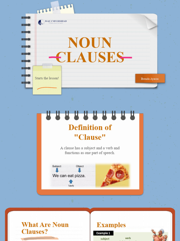 Noun Clauses | PDF | Clause | Noun