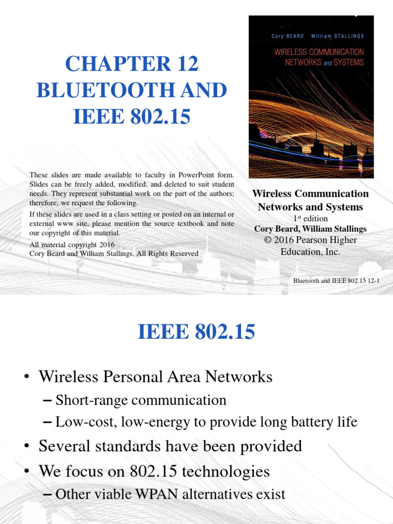 Part 12 | PDF | Bluetooth | Ieee 802.11