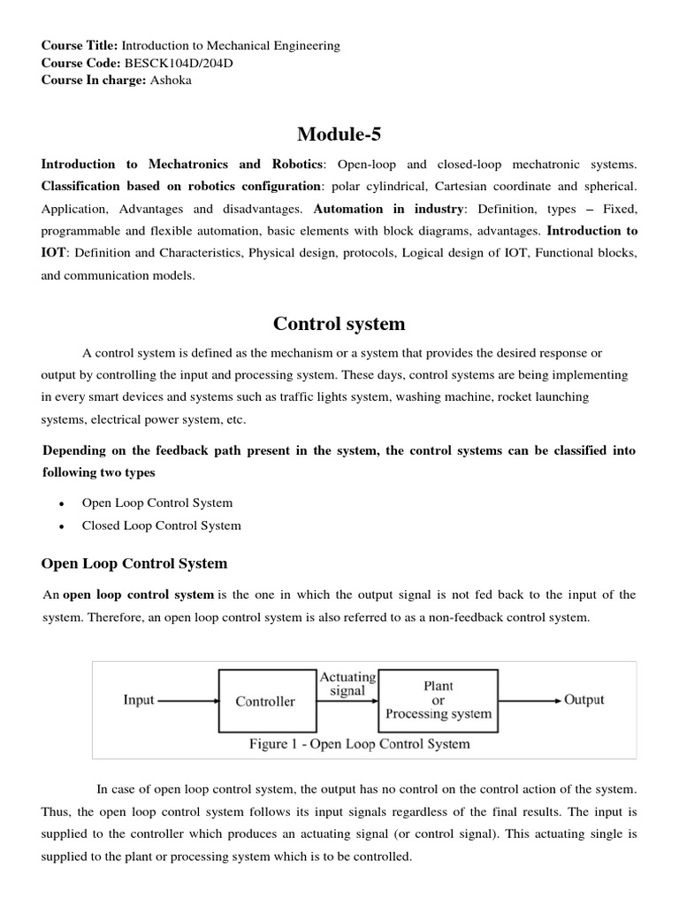 Module - 5. (IME - I Section) | PDF | Internet Of Things | Computer Network