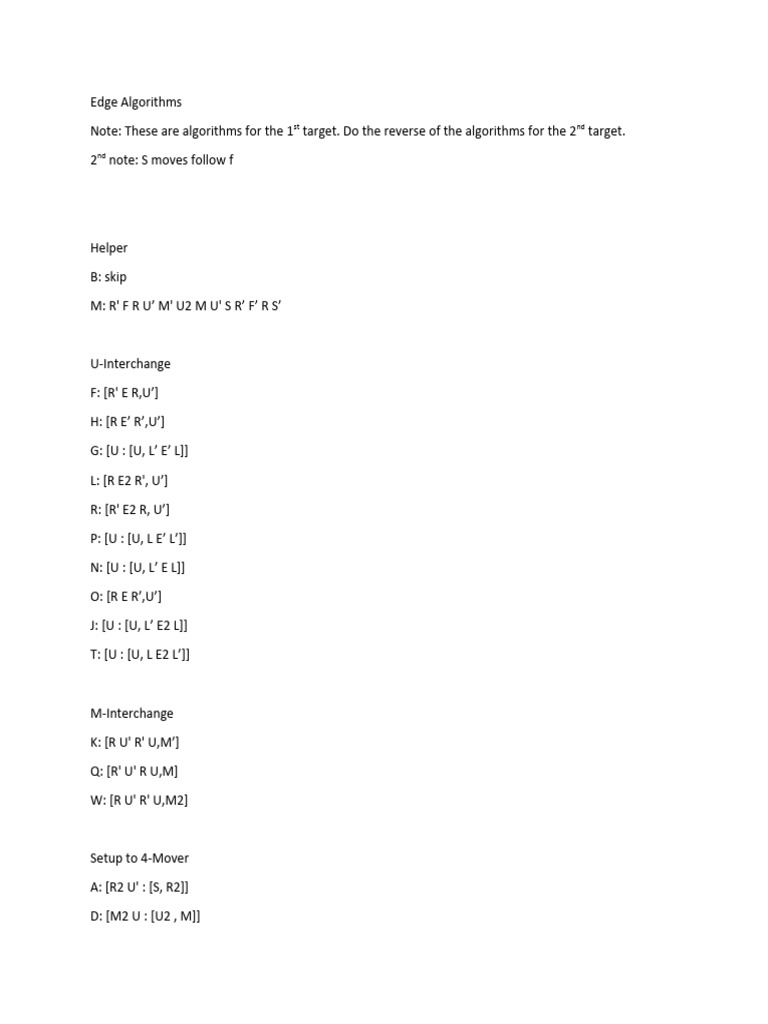 Orozco Edge Algorithms | PDF