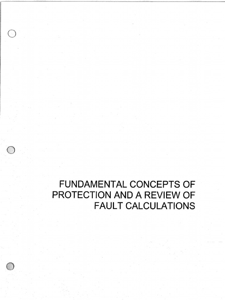 1 - Fault Calculations | PDF