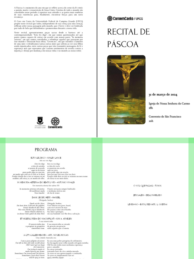 Pascoa CEC 2024 | PDF | Páscoa | Fé