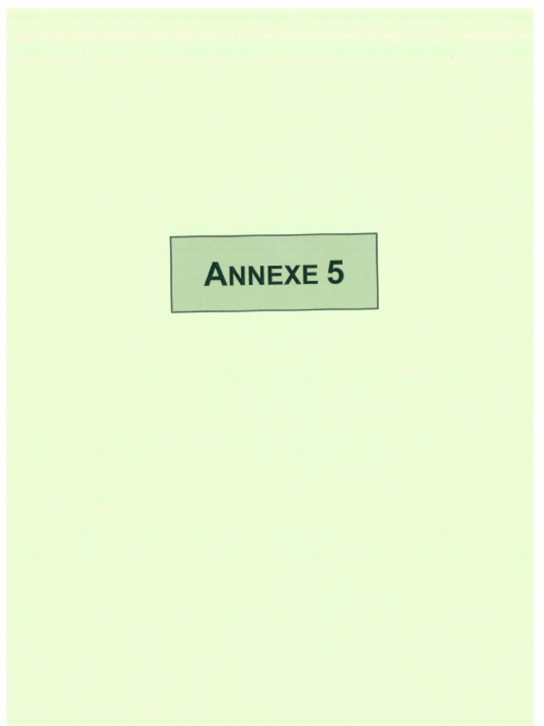 Annexe 5 | PDF