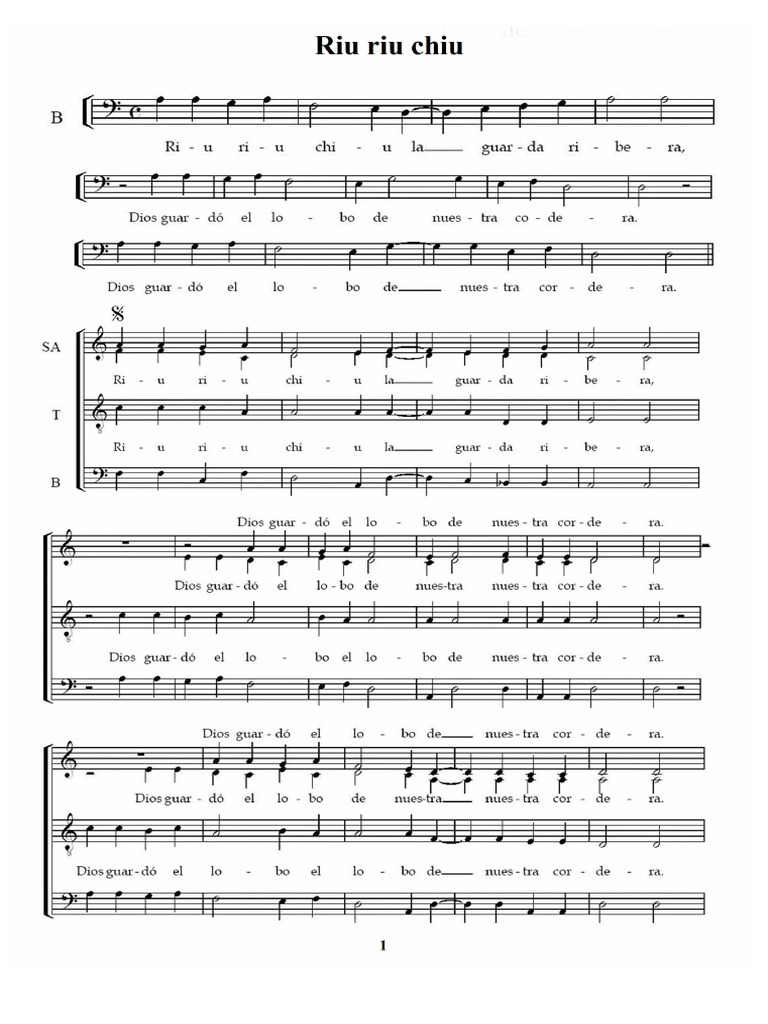 Riu Riu Chiu | PDF