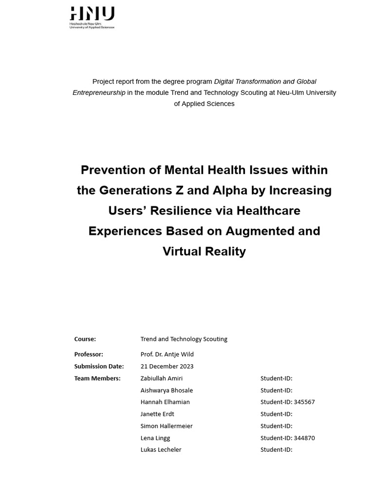 TrendScouting Report | PDF | Innovation | Methodology
