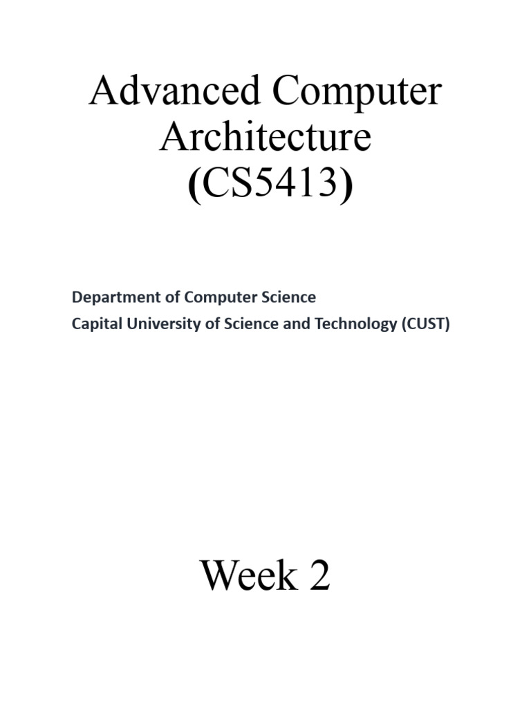 Advanced Computer Architecture Insights | PDF | Mosfet | Cmos