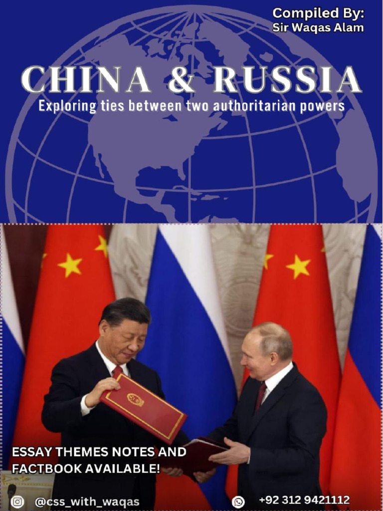 China and Russia PDF | PDF | Vladimir Putin | World Politics