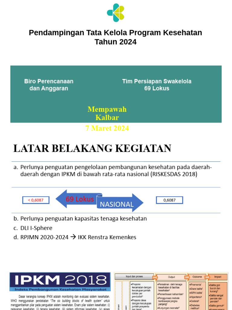 # 1penjajakan Dan Persiapan Pendampingan Takel Prog Kes 2024 | PDF