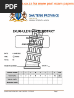 Grade 8 BASELINE TEST TERM 3 2024 | PDF