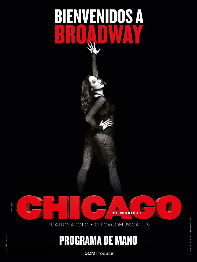 Programa Mano Chicago ED 5 Digital | Descargar gratis PDF | Teatro musical | Teatro Broadway