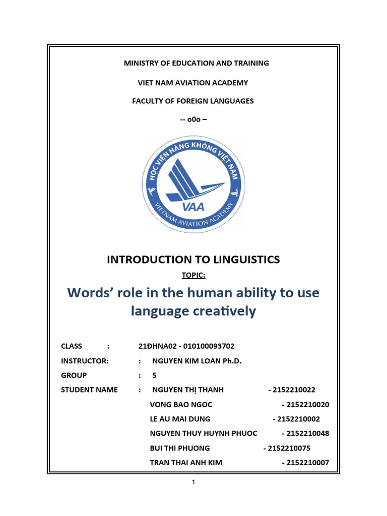 Definition of Words - Group 3.1 | PDF | Word | Morphology (Linguistics)