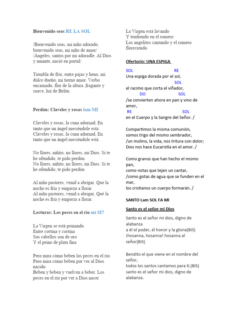 Cantos Misa de Navidad | PDF | eucaristía Cantos Misa de Navidad | PDF | eucaristía