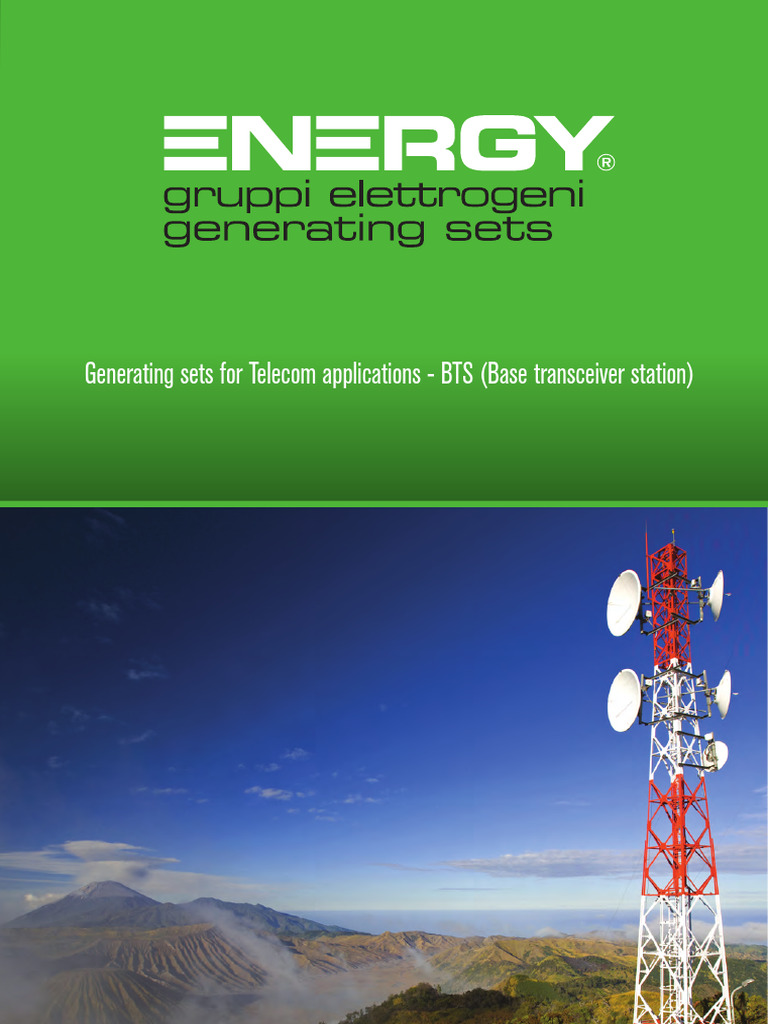 215 Energy For Telecom Bts Applications | PDF | Diesel Engine | Engines