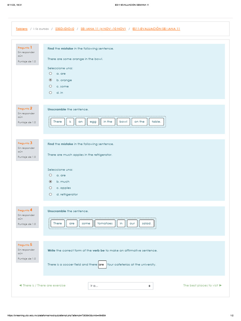 Es11-Evaluación Semana 11 | PDF