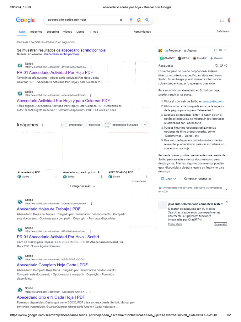 abecedario scribs por hoja - Buscar con Google | PDF | Scribd | Publicación