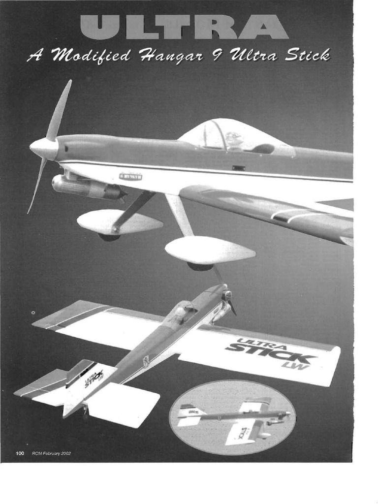 Ultra Stick LW Assembly Guide | PDF | Empennage | Aerospace