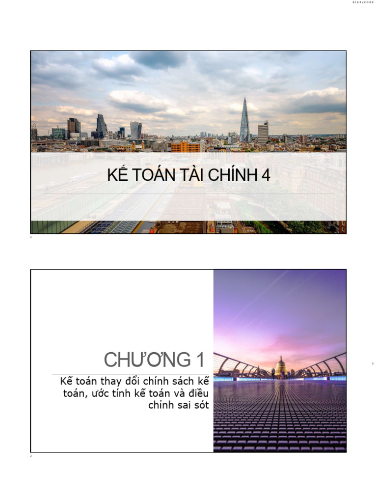Chương 1 - CSKT - UTKT - SS | PDF