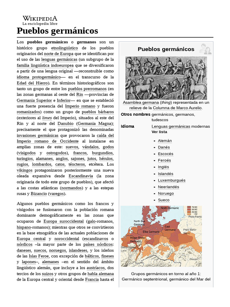 Pueblos y Cultura Germánica en Europa | PDF | Pueblos germánicos