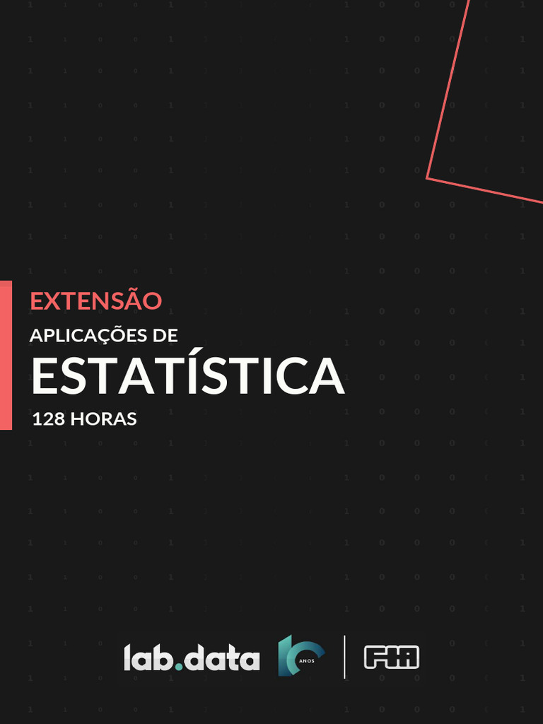 Curso de Estatística Aplicada em Dados | PDF | Análise de dados | Séries temporais