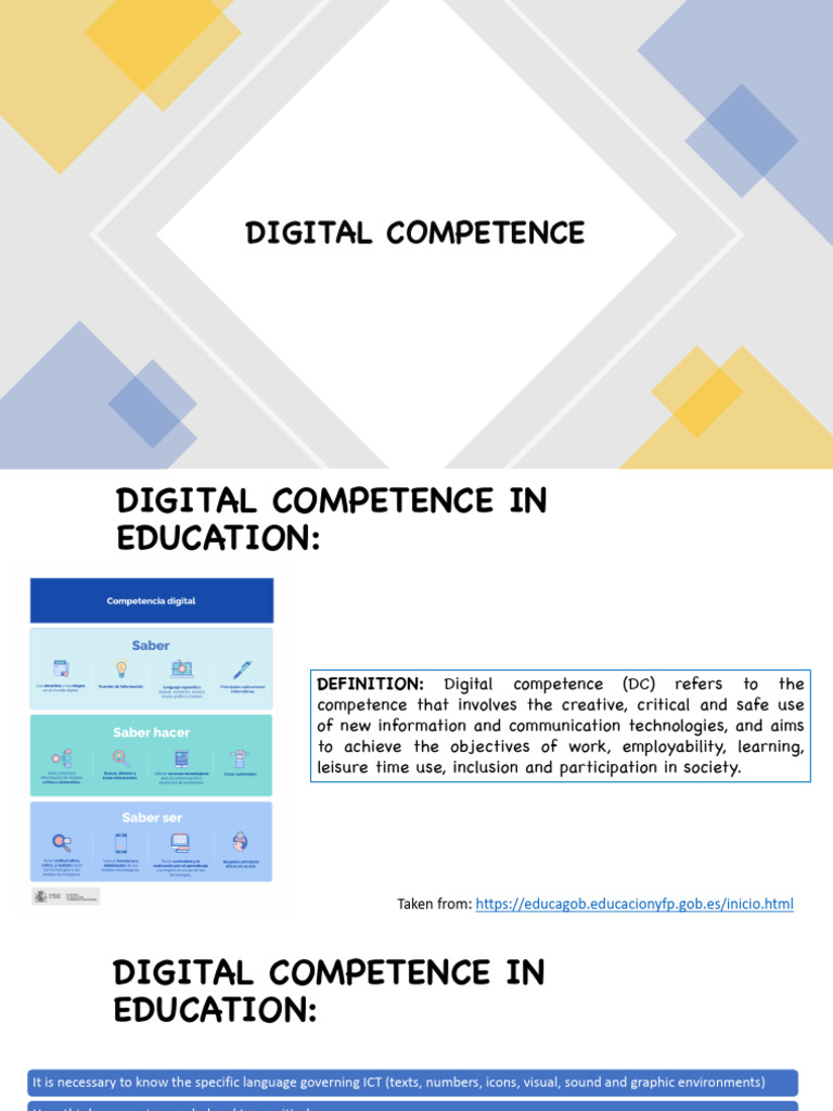 Competencia Digital LOMLOE | PDF | Information And Communications ...