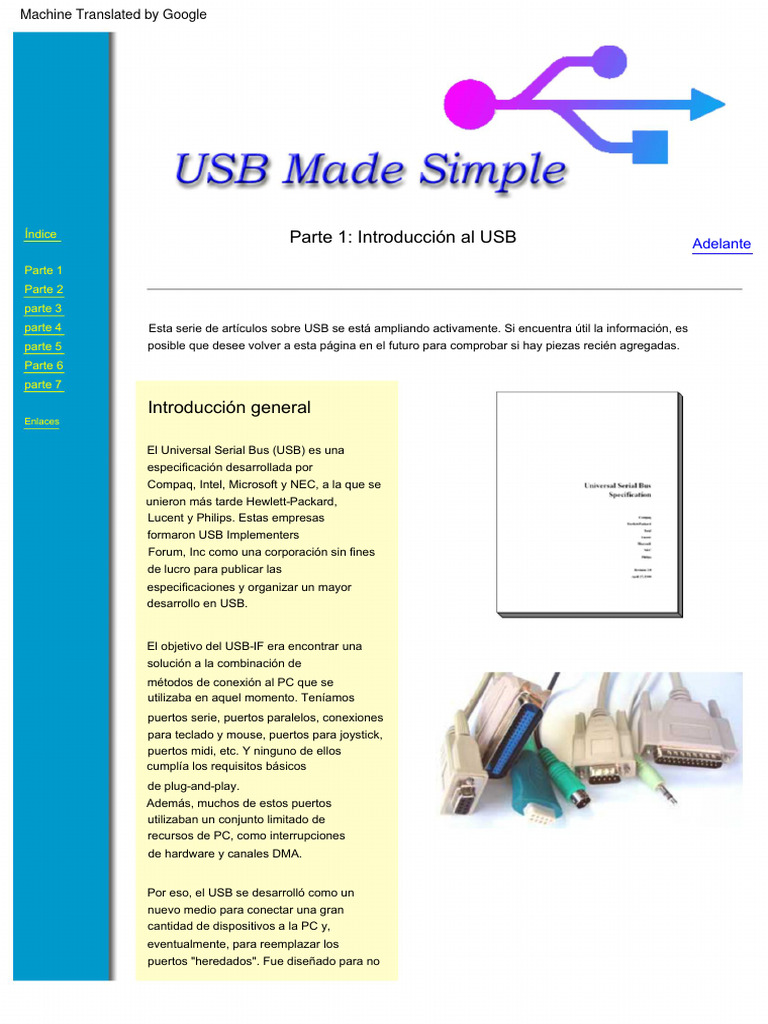 USB Made Simple - Part 1 | PDF | USB | Electrónica