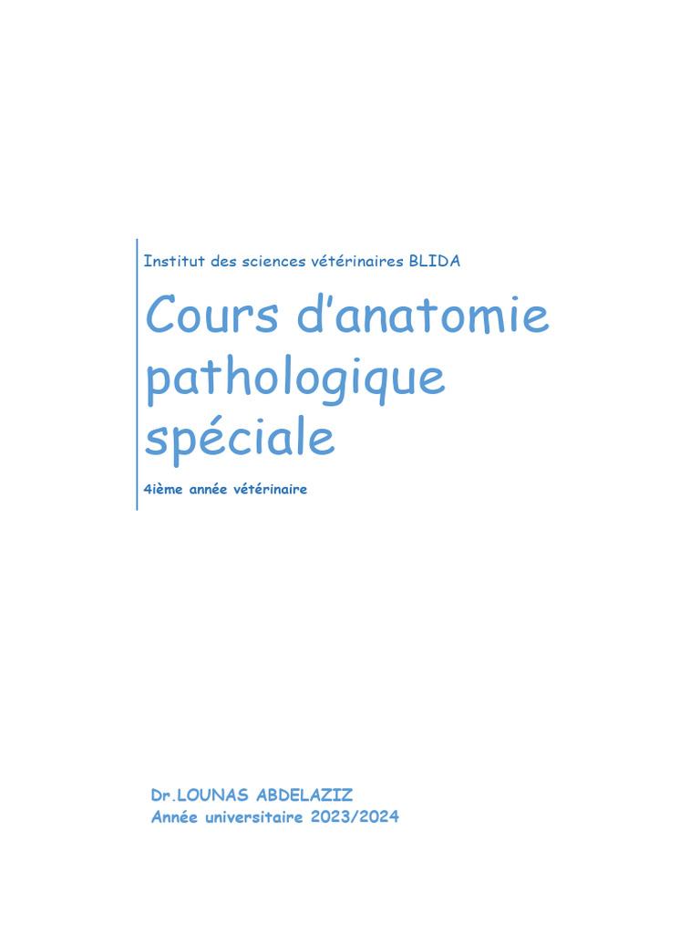 Lésions respiratoires et bronchite vermineuse | PDF | Poumon | Inflammation