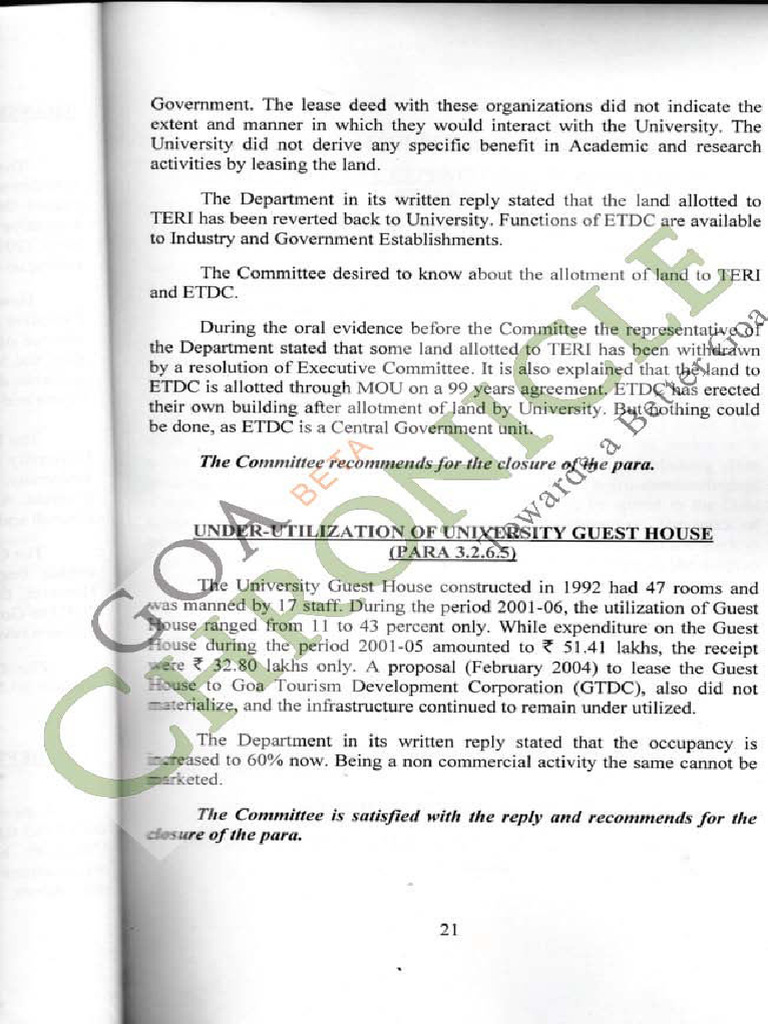 PAC Report - 03 | PDF