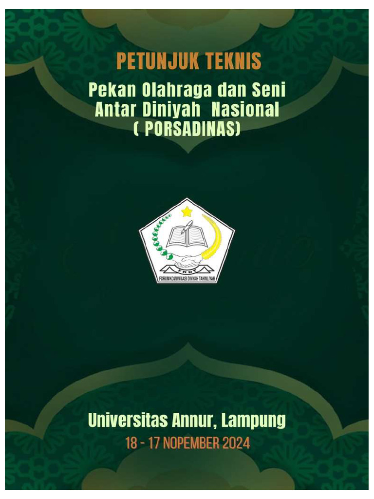 PORSADIN 2024: Panduan Pelaksanaan | PDF