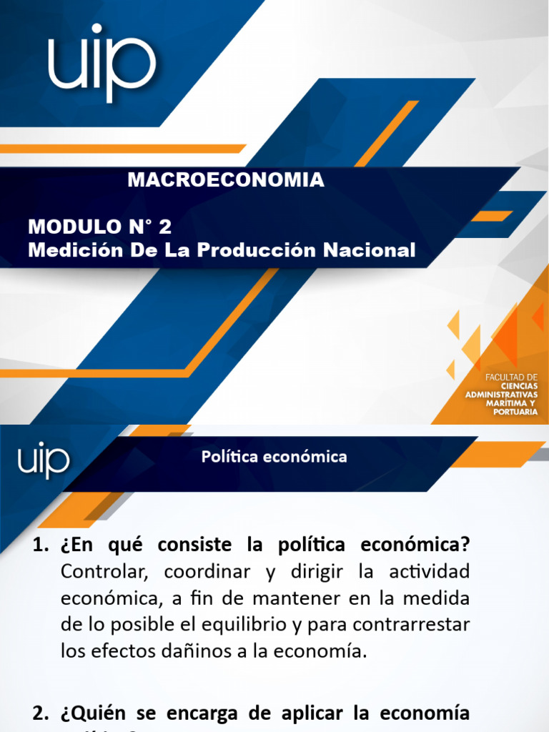 Modulo N°2 | PDF | Producto Interno Bruto | Inversiones