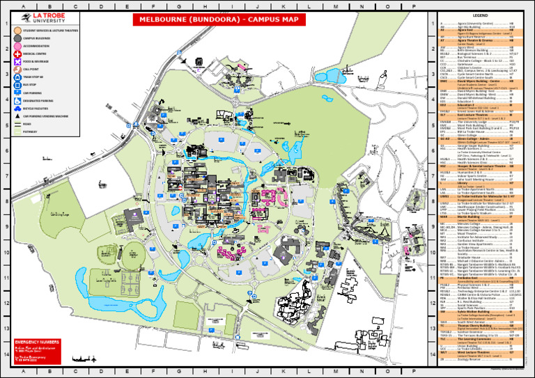 Latrobe Bundoora Map | PDF