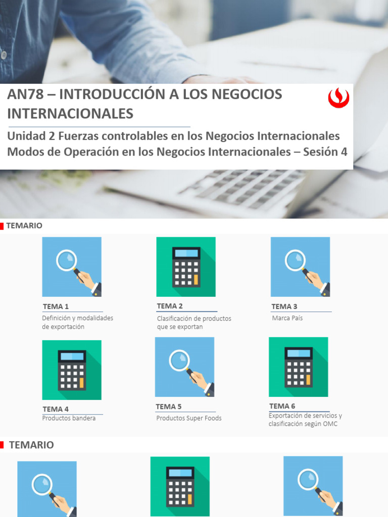 SESION-4. Modos de Operación de Los Negocios Internacionales 2022 | PDF ...