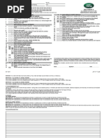 Mercedes Service B Sheet Checklist | PDF | Headlamp | Brake