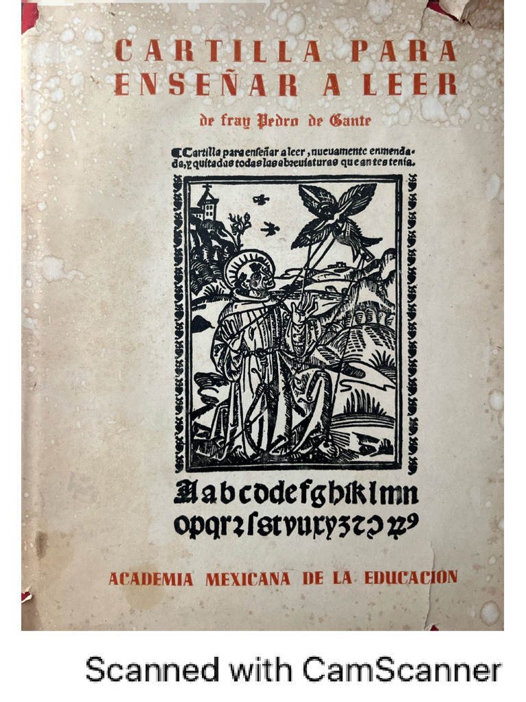 1a Cartilla para Enseñar A Leer, Fray Pedro Gante | PDF