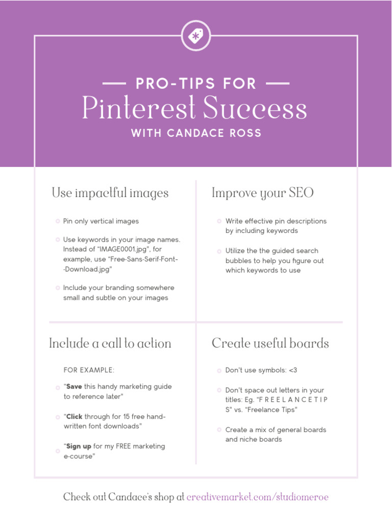 Pinterest Cheat Sheet | PDF | Self-Improvement