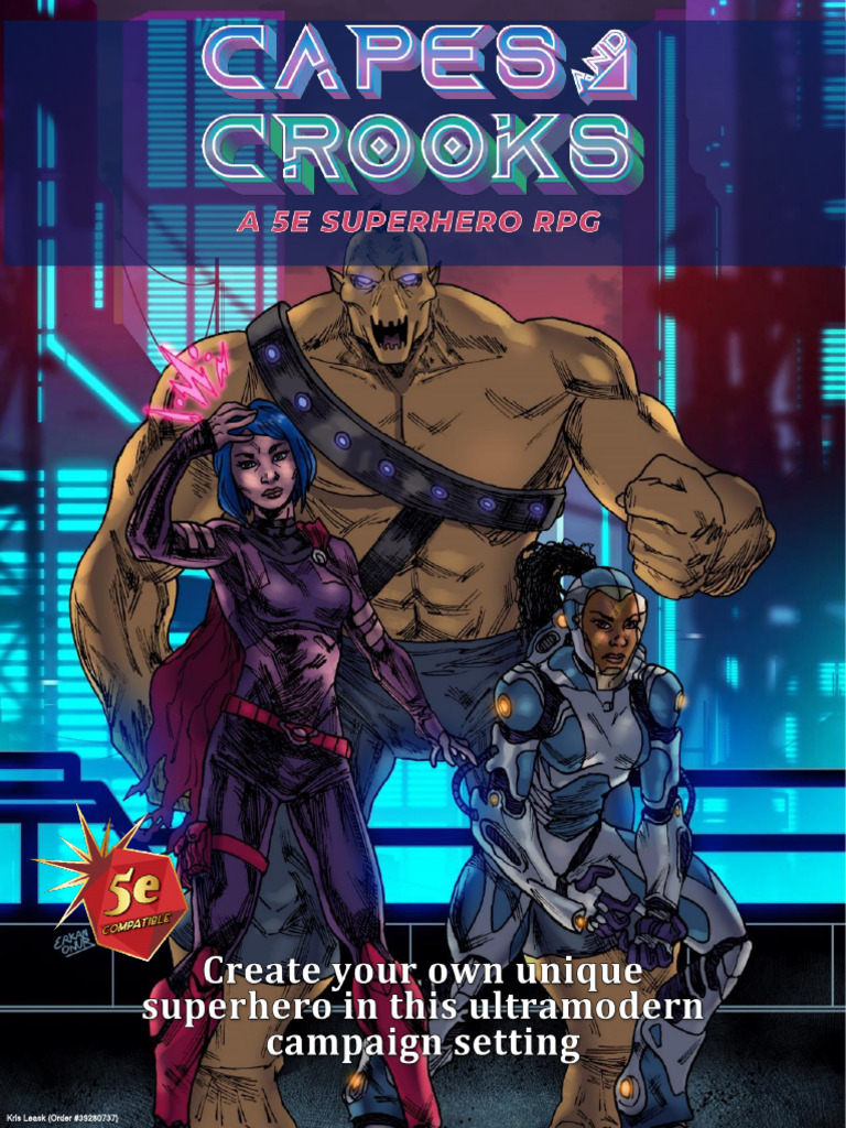 Capes & Crooks RPG Overview | PDF