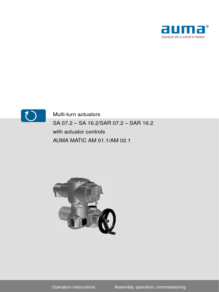 Manual MOV-Auma | Download Free PDF | Electrical Connector | Valve