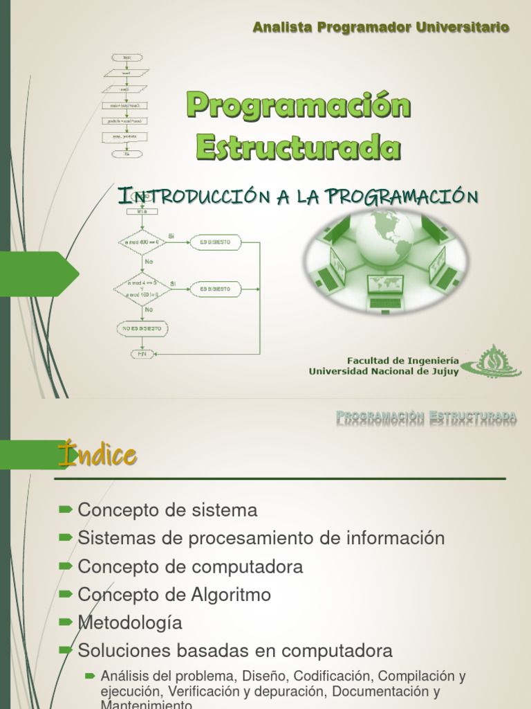 Programacion Estructurada - Unidad I. Introducción | PDF | Programación de computadoras | Algoritmos