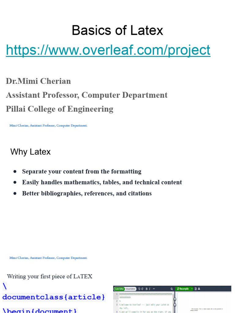 Latex in Overleaf | Download Free PDF | Graphic Design | Text