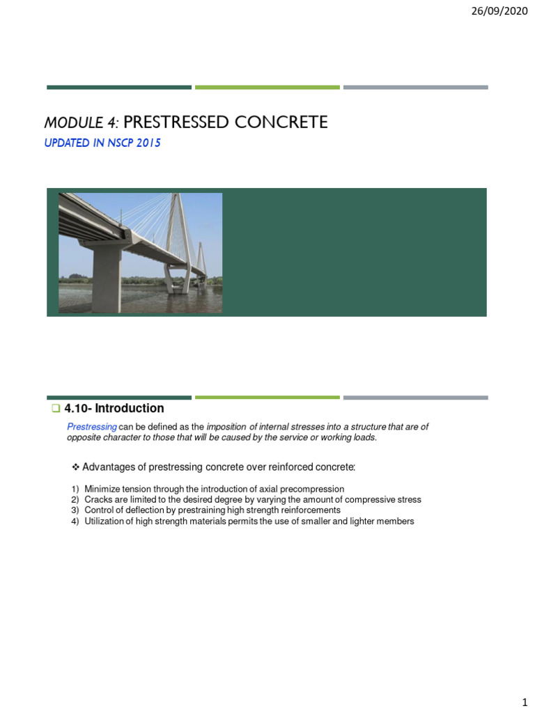 Prestressed Concrete - NSCP 2015 Updates | PDF | Prestressed Concrete ...