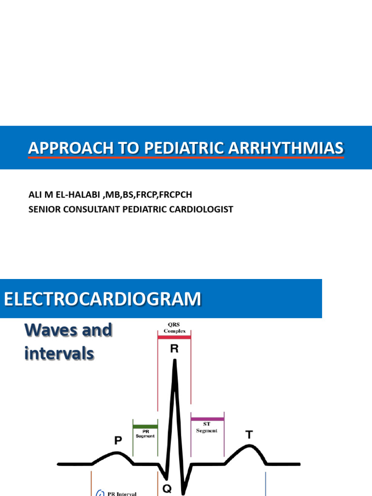 26) Approach To Pediatric Arrhythmias | PDF | Electrocardiography ...