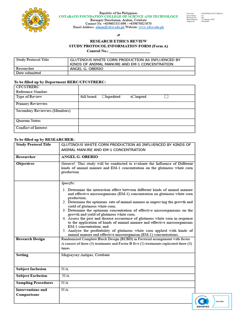 FM DPM CFCST Rer 03 | PDF | Science