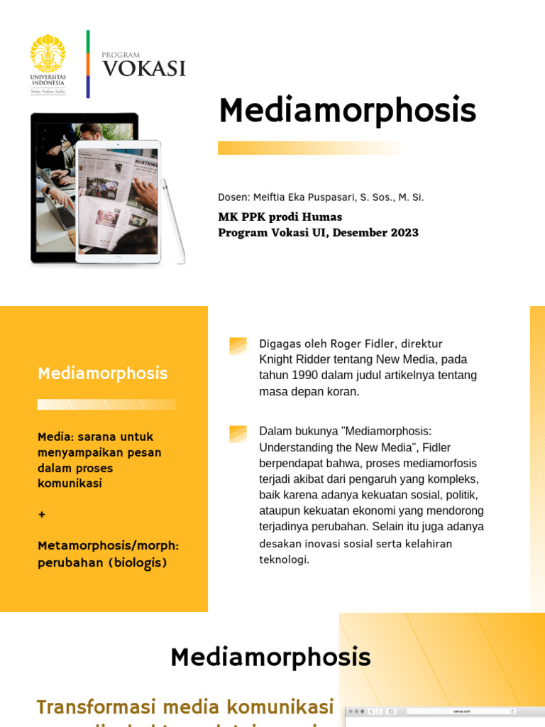 Teori Mediamorfosis Roger Fidler | PDF | Ilmu Sosial